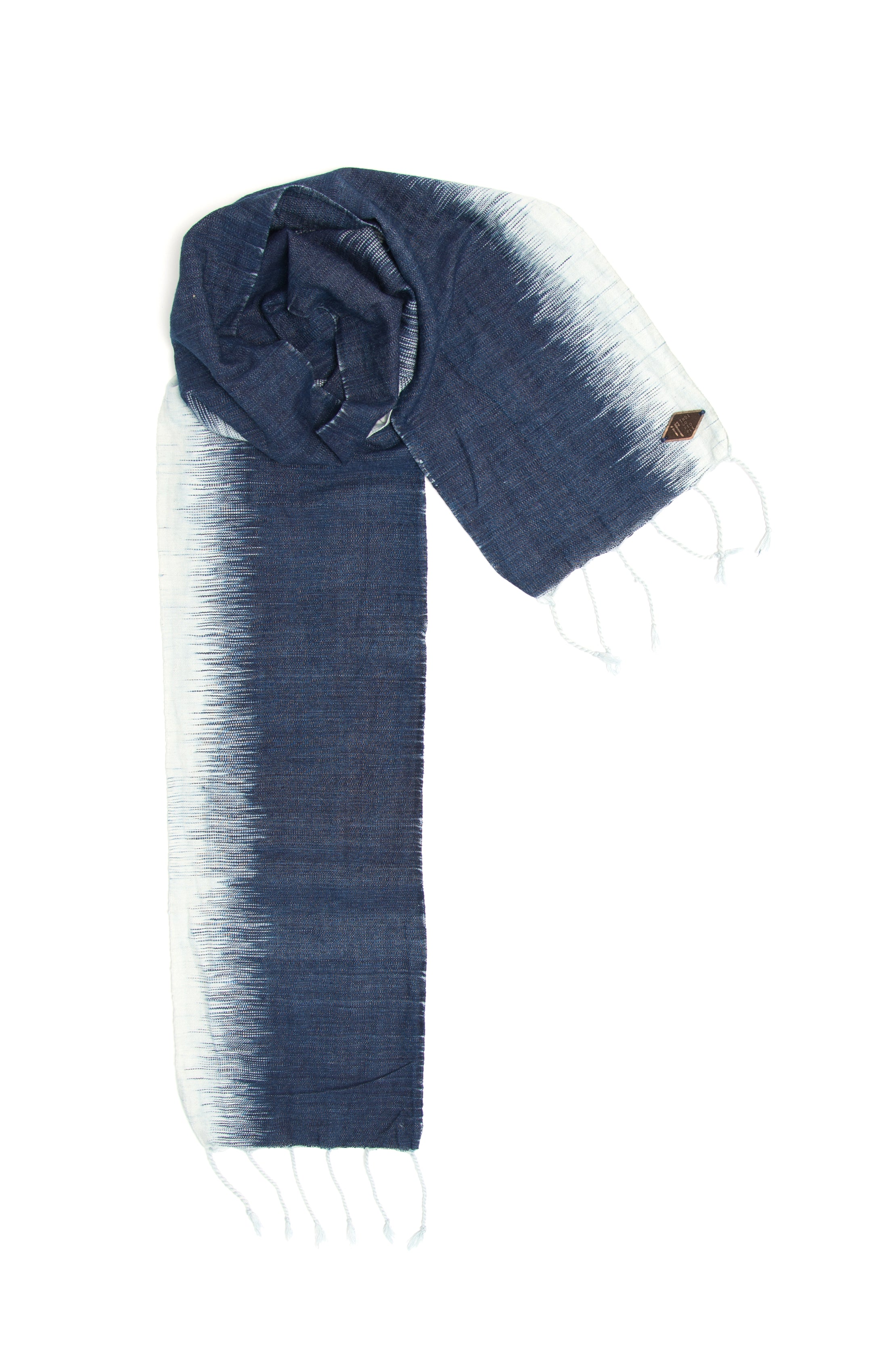 FLAME (MINI) SCARF - hand loomed ikat – Indigo People